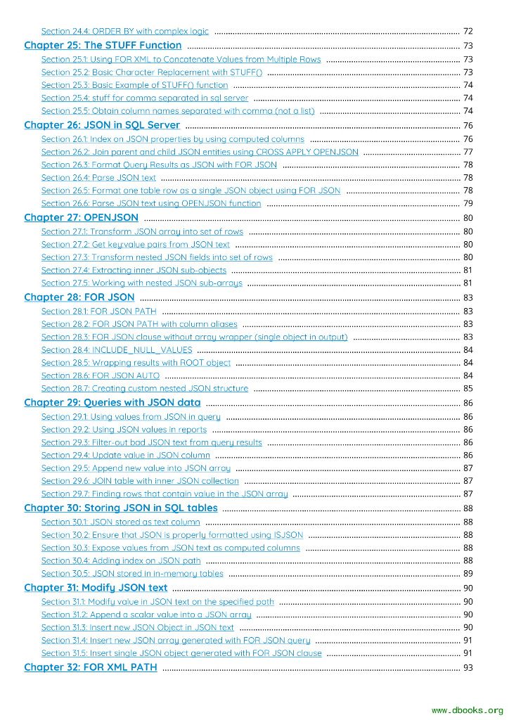 Microsoft SQL Server Notes for Professionals – E-books Max30 Microsoft SQL Server Notes for Professionals – E-books Max30