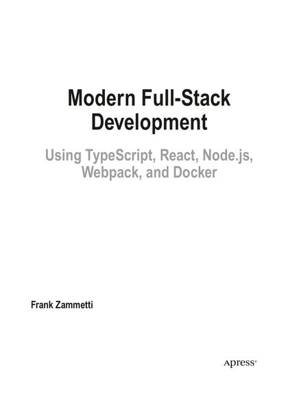 Modern Full-Stack Development – E-books Max30
