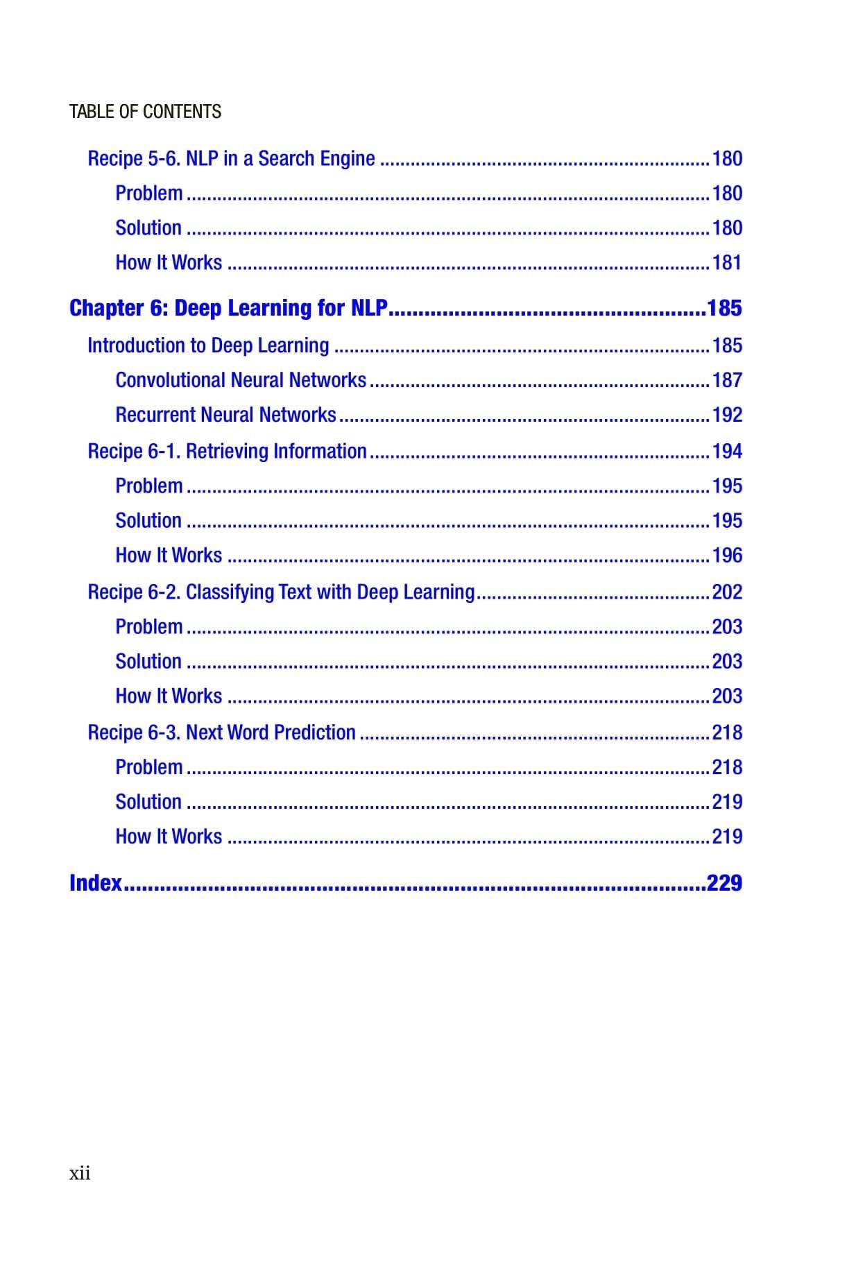Natural Language Processing Recipes: Unlocking Text Data with Machine ... Natural Language Processing Recipes: Unlocking Text Data with Machine ...
