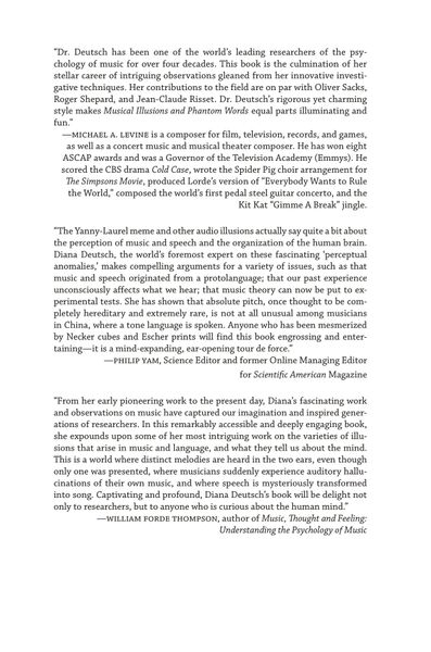 Musical Illusions and Phantom Words: How Music and Speech Unlock Myste ...