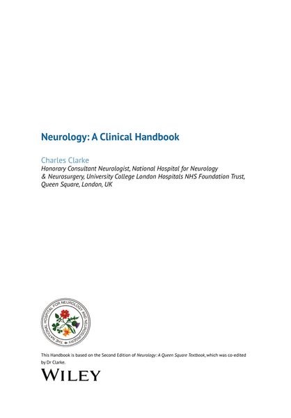 Neurology: A Clinical Handbook – E-books Max30