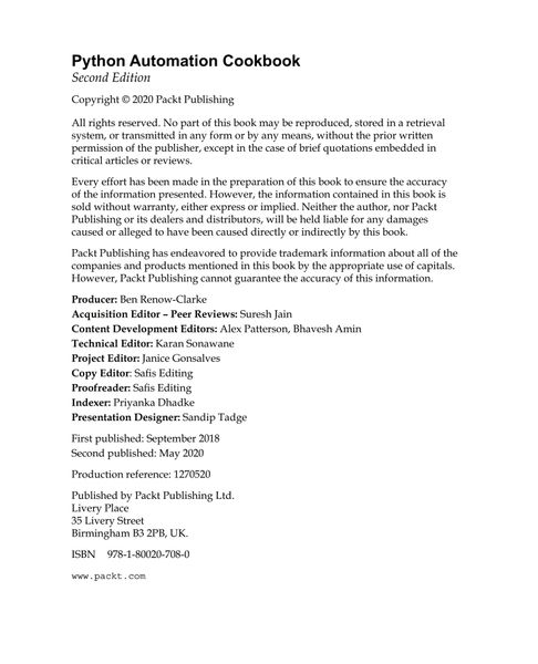Python Automation Cookbook 75 Python Automation Ideas For Web Scrapin E Books Max30