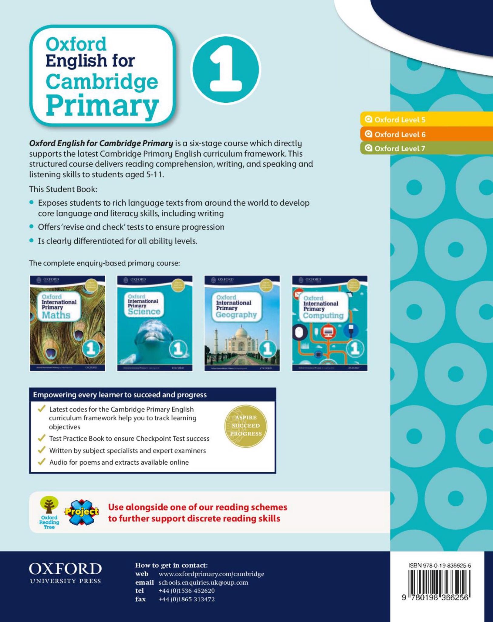 Oxford English for Cambridge Primary Student Book 1 – E-books Max30