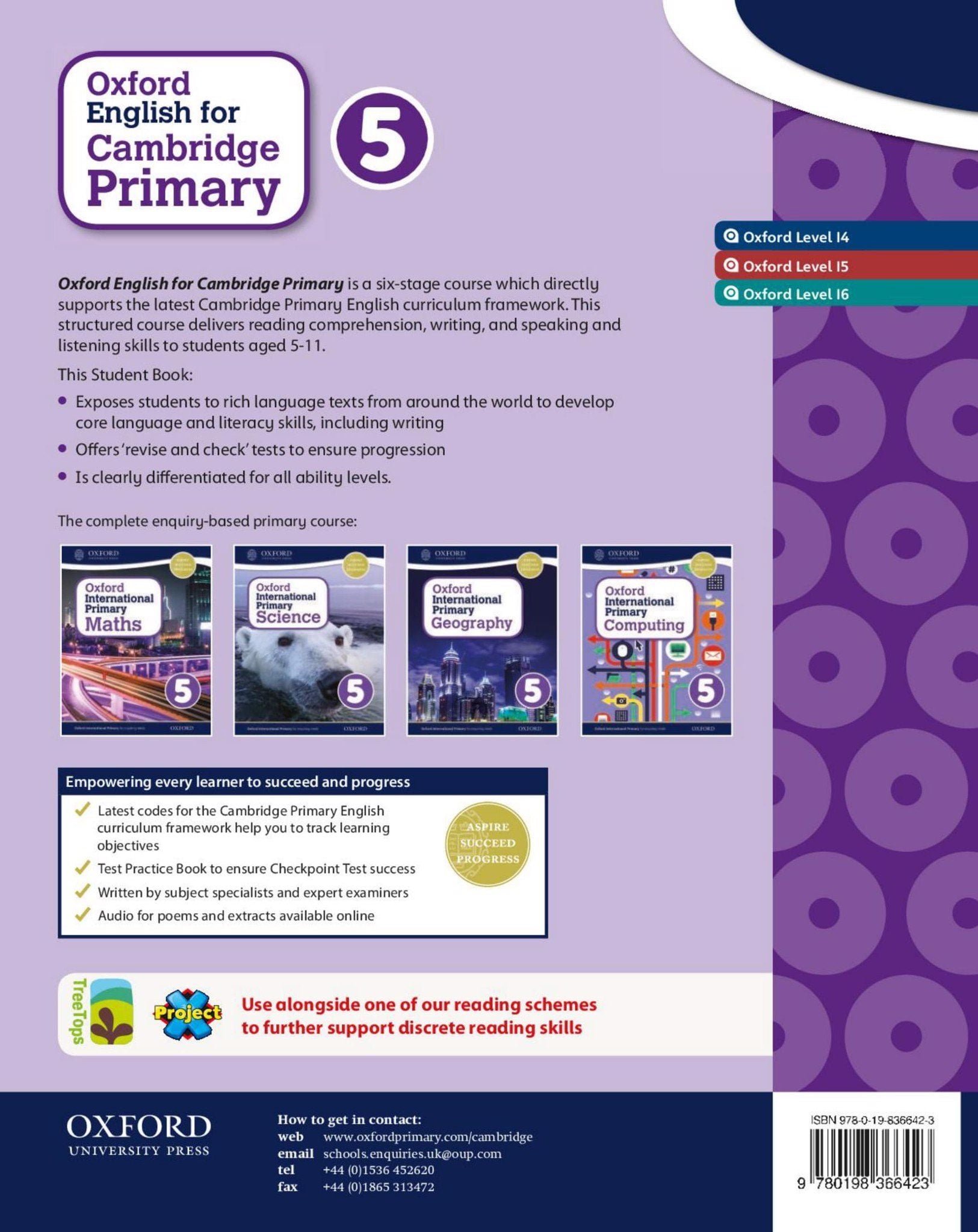 Oxford English for Cambridge Primary Student Book 5 – E-books Max30