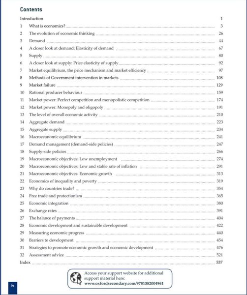 Economics Course Book 2020 Edition Student Book – E-books Max30