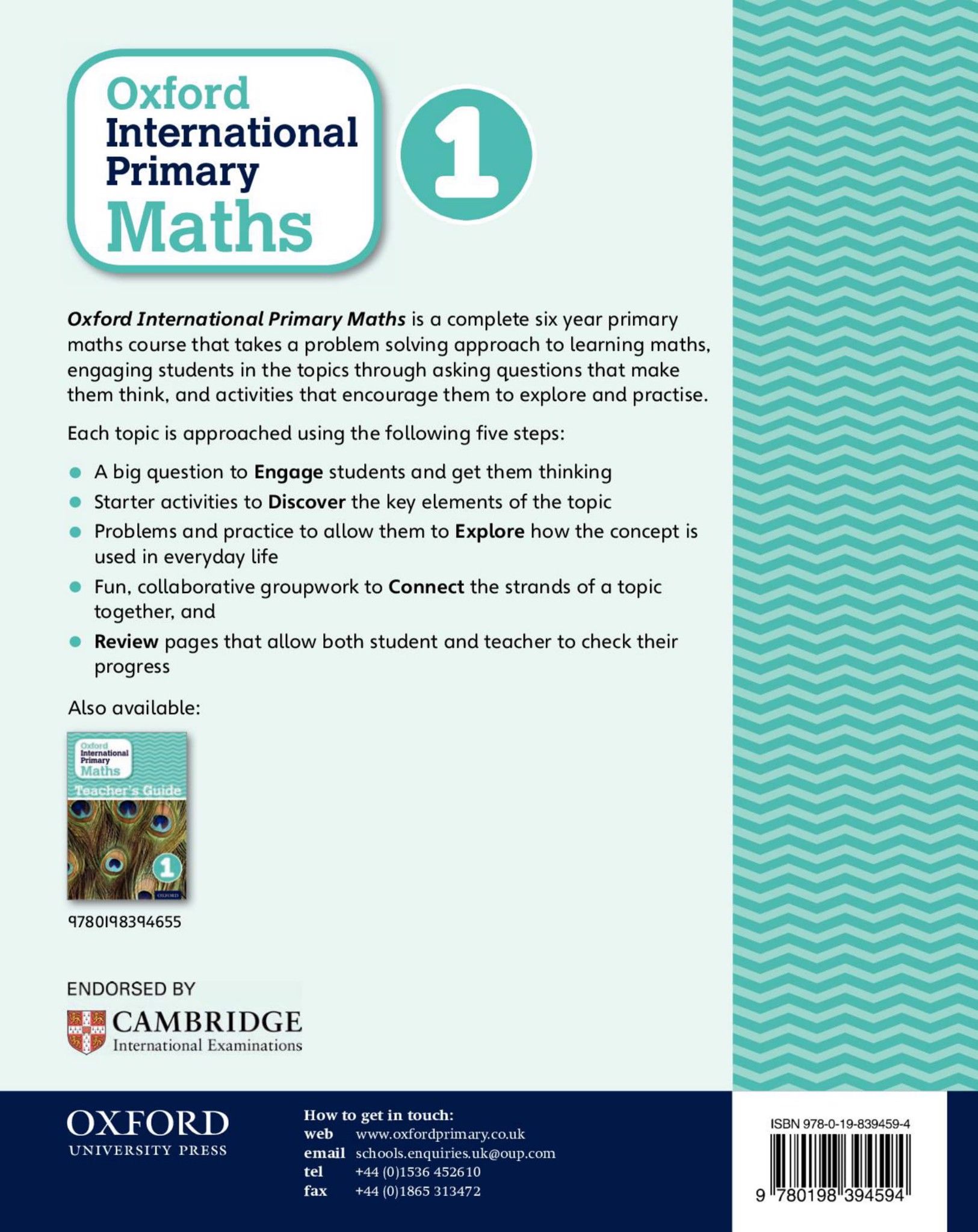 Oxford International Primary Maths Stage 1 – E-books Max30