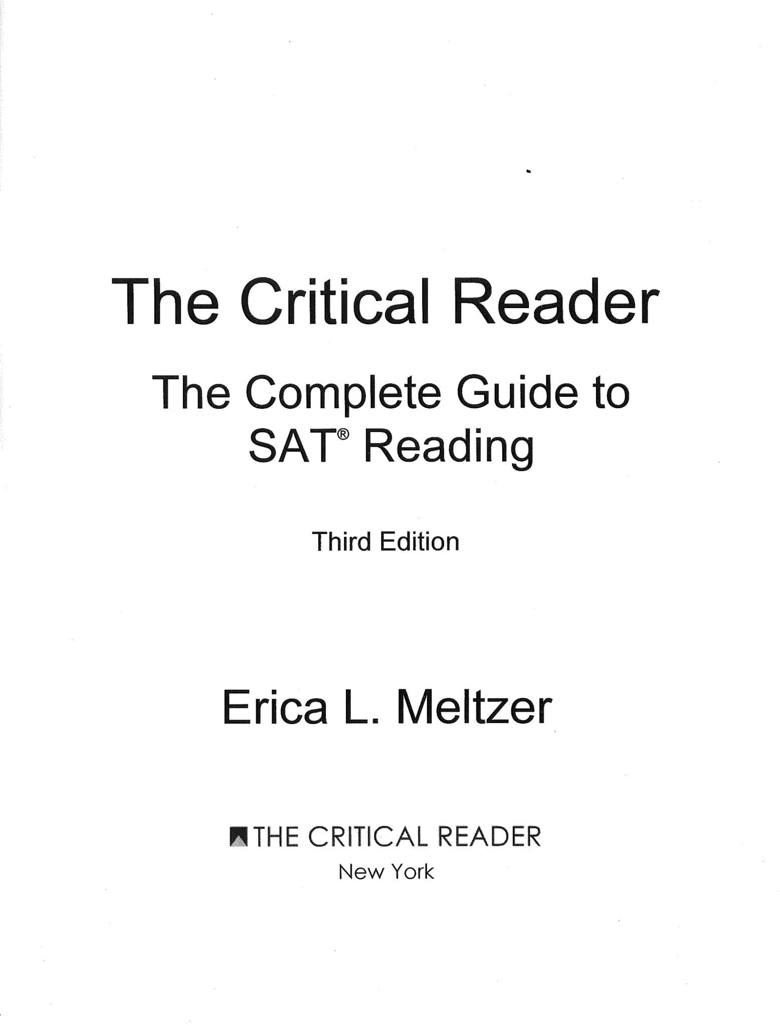 The Complete Guide to SAT Reading, 3rd Edition – E-books Max30