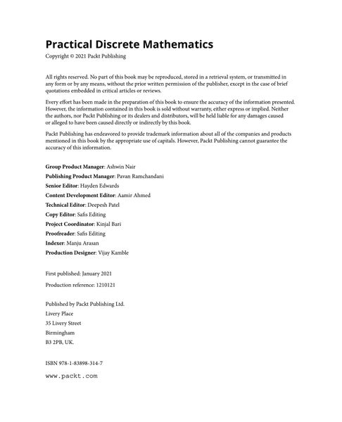 Practical Discrete Mathematics: Discover math principles that fuel alg ...