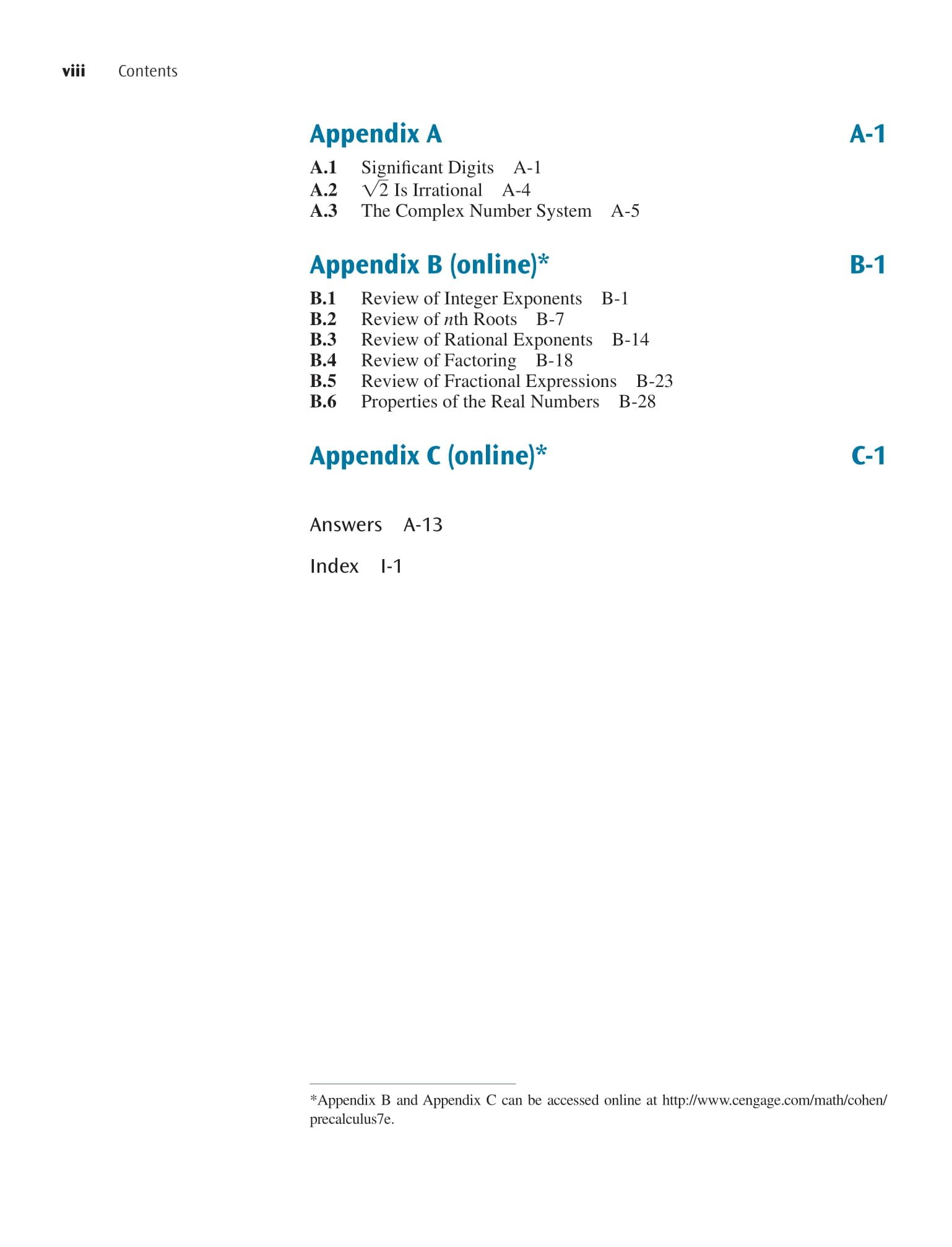 Precalculus 7th Edition – E-books Max30