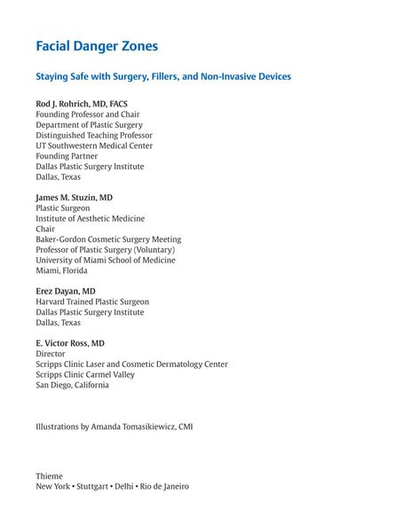 Facial Danger Zones: Staying safe with surgery, fillers, and non-invas ...