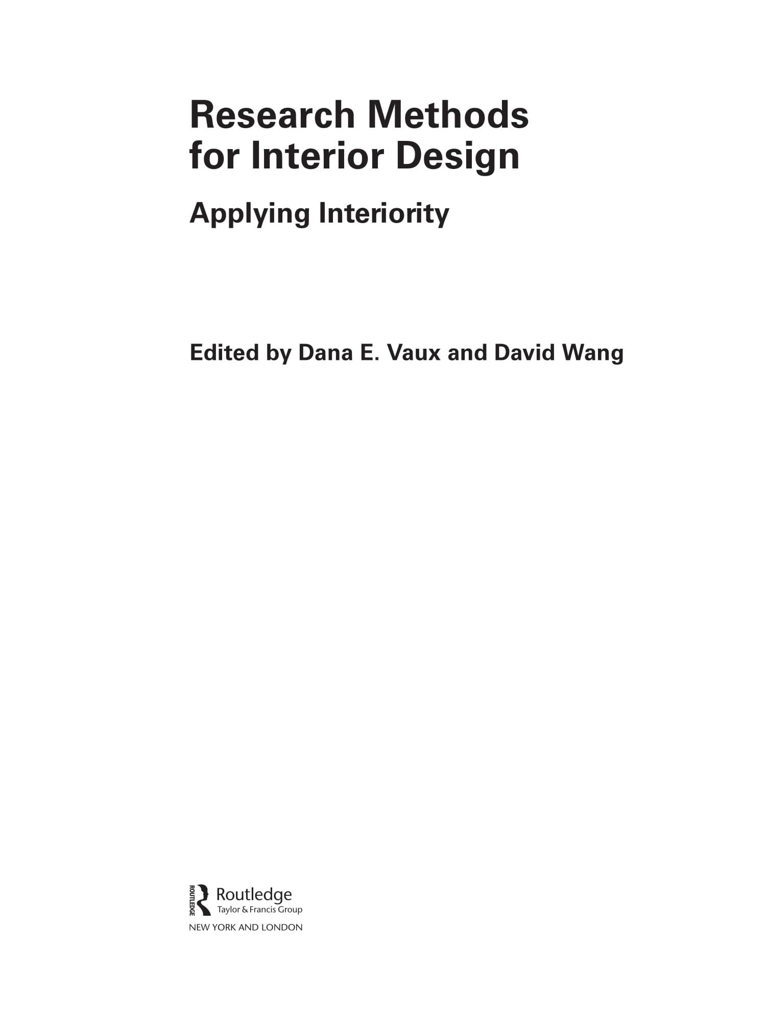 Research Methods for Interior Design: Applying Interiority – E-books Max30