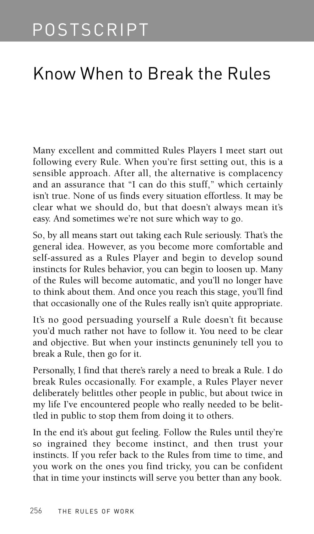 Rules of Work, Expanded Edition, The: A Definitive Code for Personal S ...