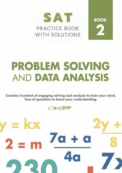 Sat Mathematics Practice Book With Solutions 2 Problem Solving – E ...