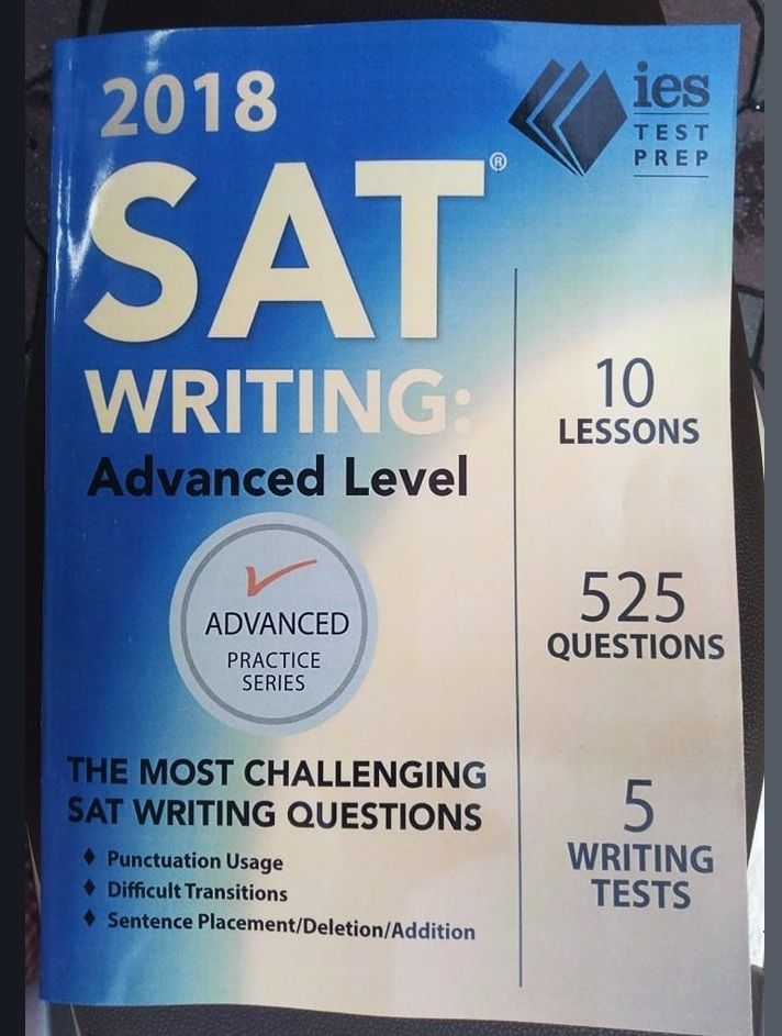 2018 SAT Writing: Advanced Level – E-books Max30