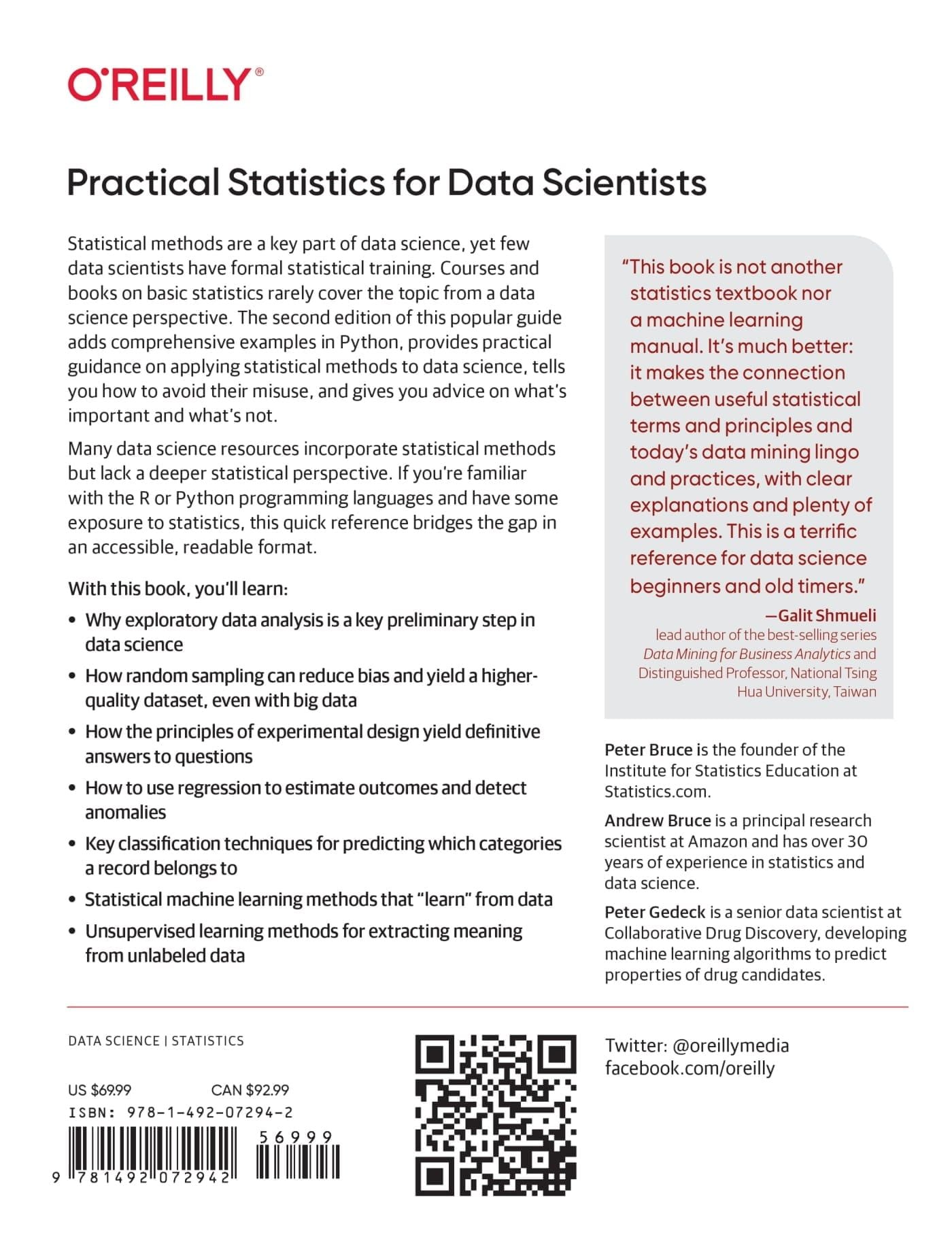 Practical Statistics For Data Scientists 50 Essential Concepts Using Practical Statistics For Data Scientists 50 Essential Concepts Using