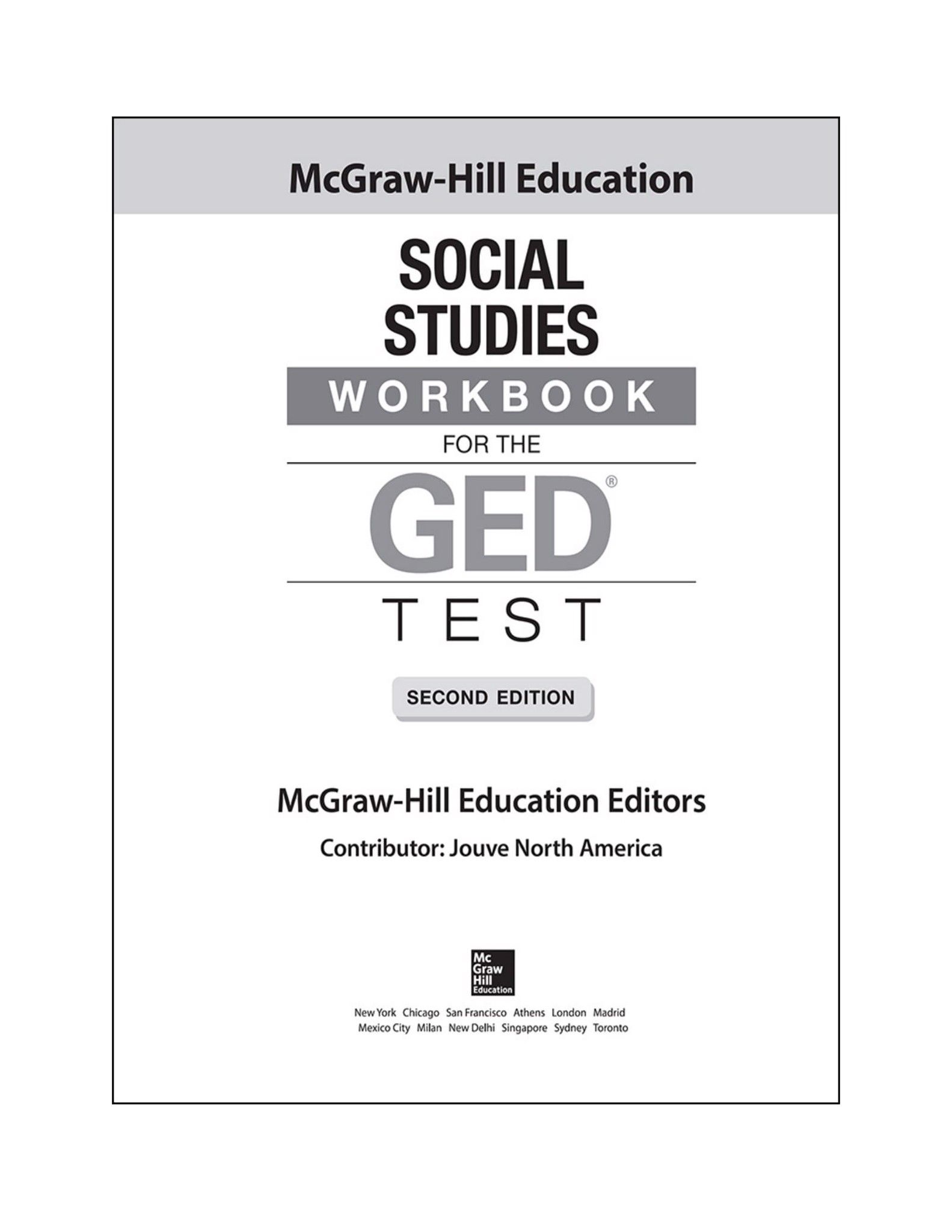 McGraw-Hill Education Social Studies Workbook for the GED Test, 2nd Ed ...