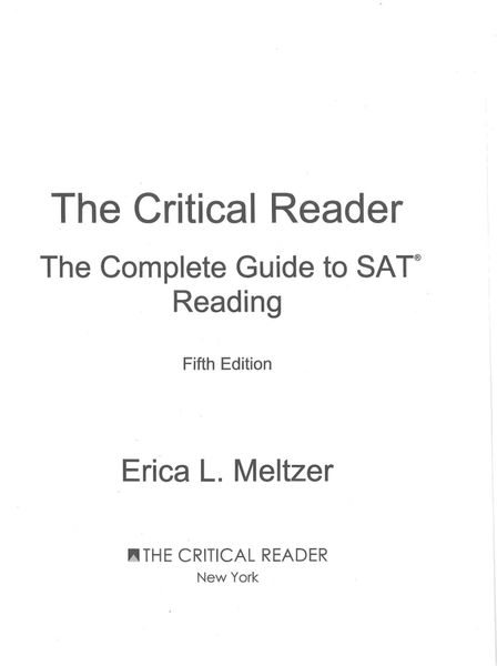 The Complete Guide to SAT Reading, 5th Edition for Digital SAT – E ...
