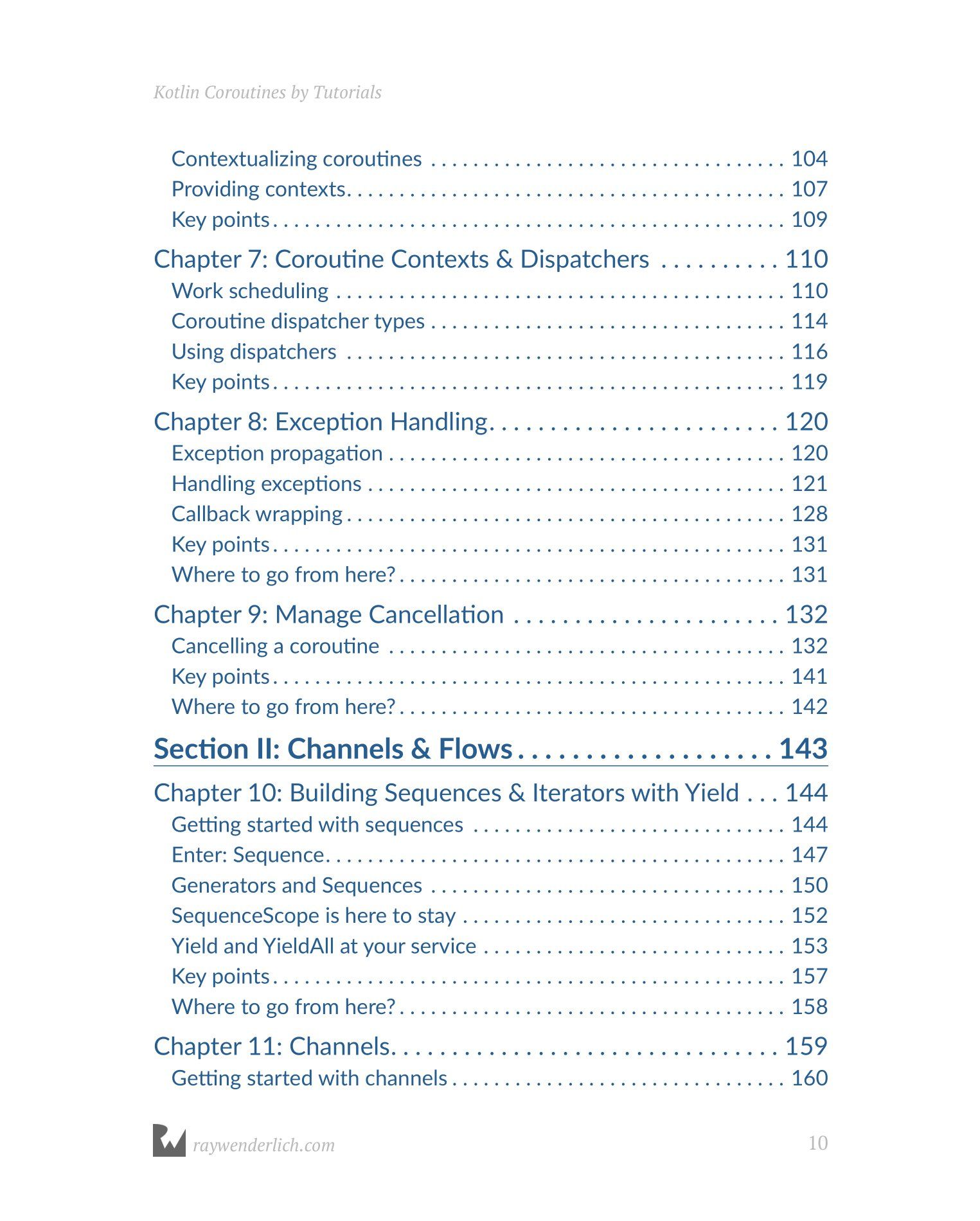 Kotlin Coroutines By Tutorials Second Edition Mastering Coroutines E Books Max30