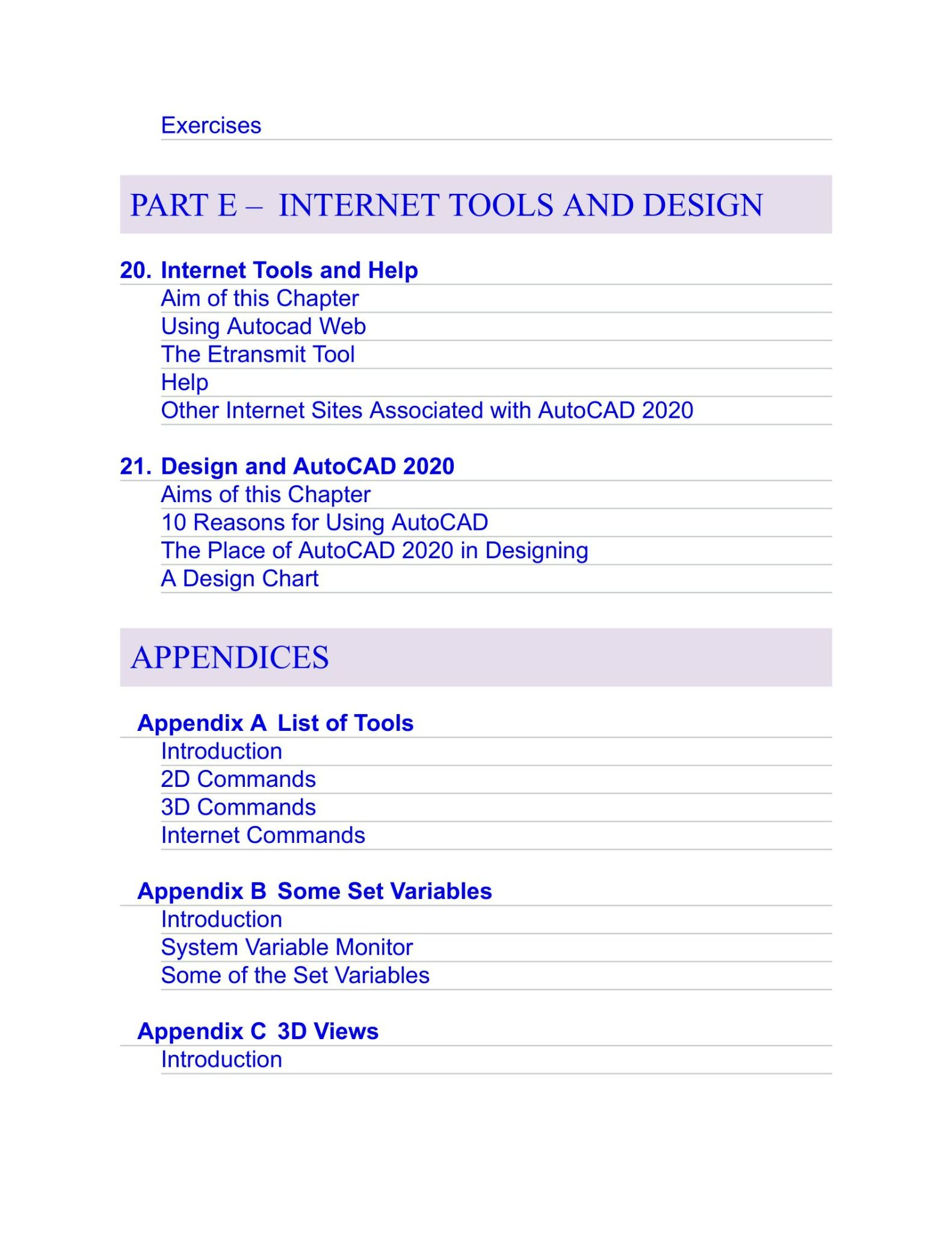 Introduction to AutoCAD 2020 2D and 3D Design – E-books Max30