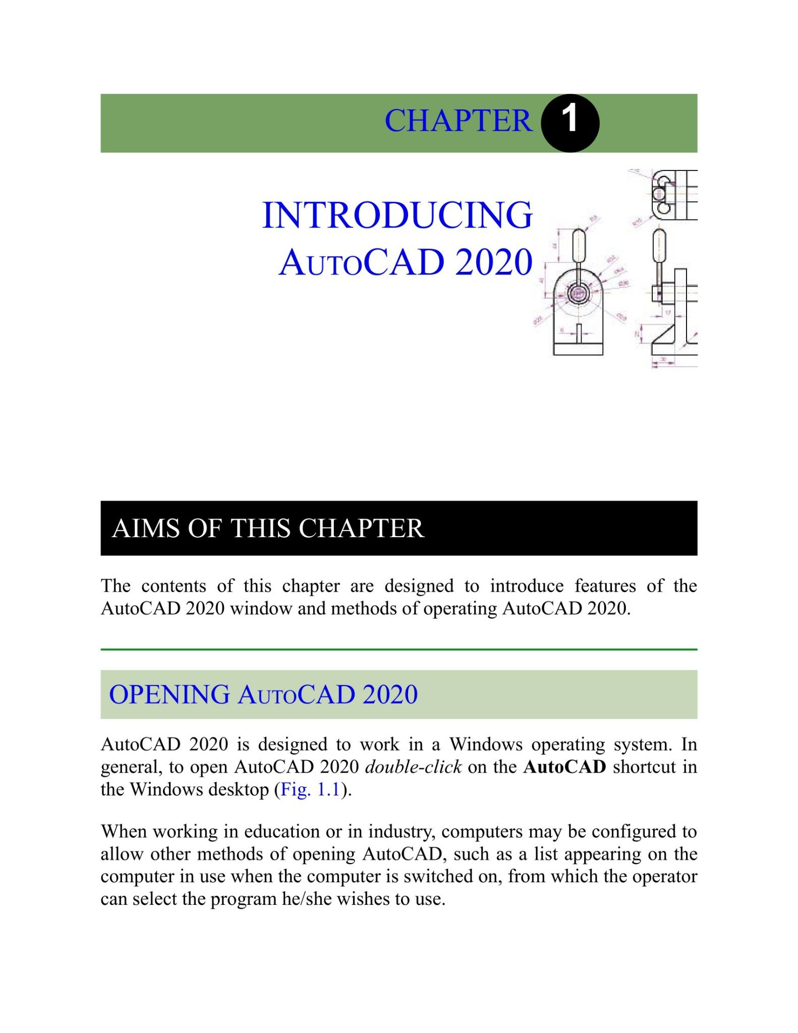 Introduction to AutoCAD 2020 2D and 3D Design – E-books Max30