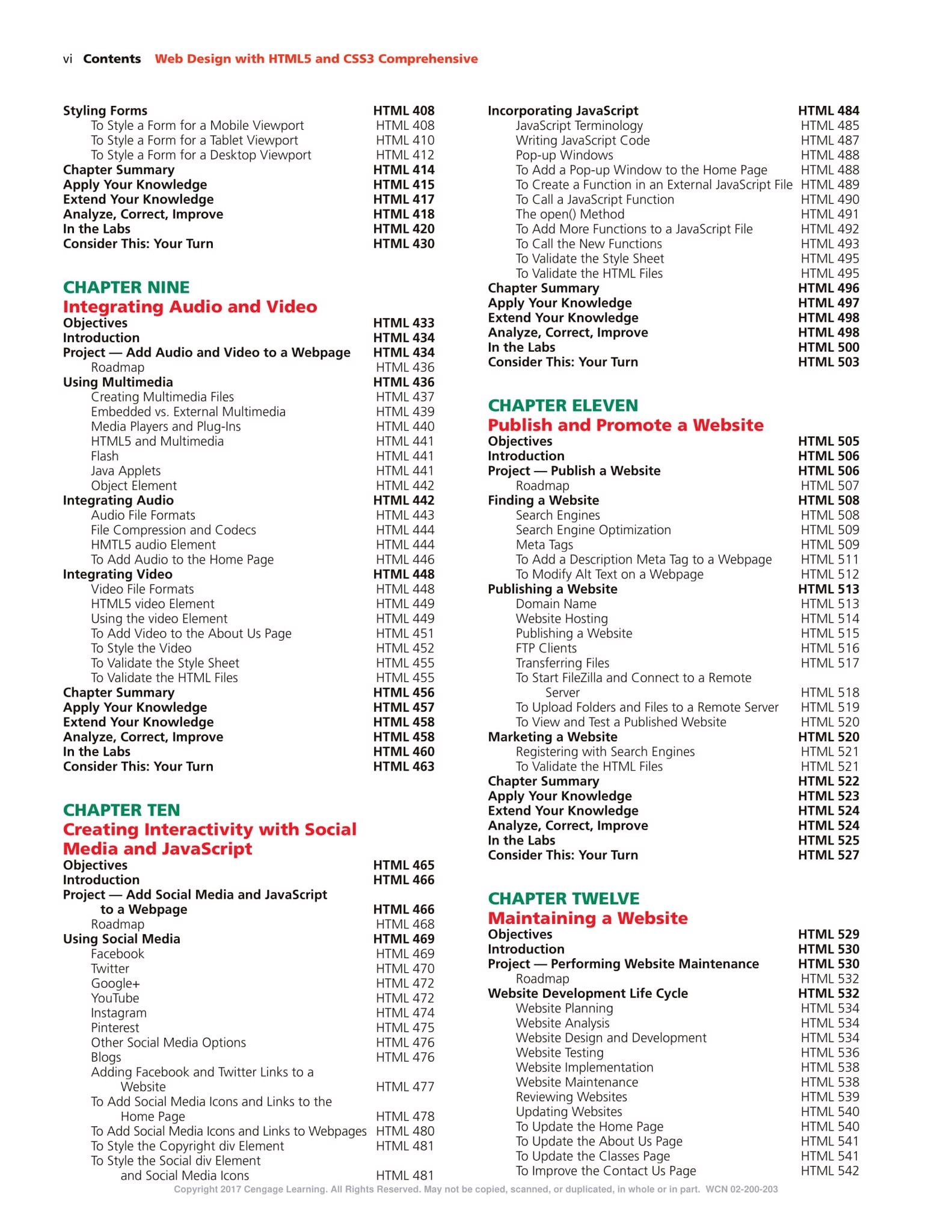 Web Design with HTML & CSS3: Comprehensive, 8th Edition – E-books Max30