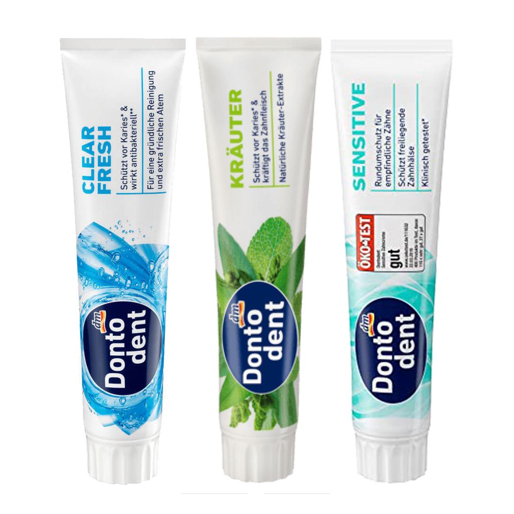 Kem đánh răng Dontodent thảo dược 125ml – Bé Bồng