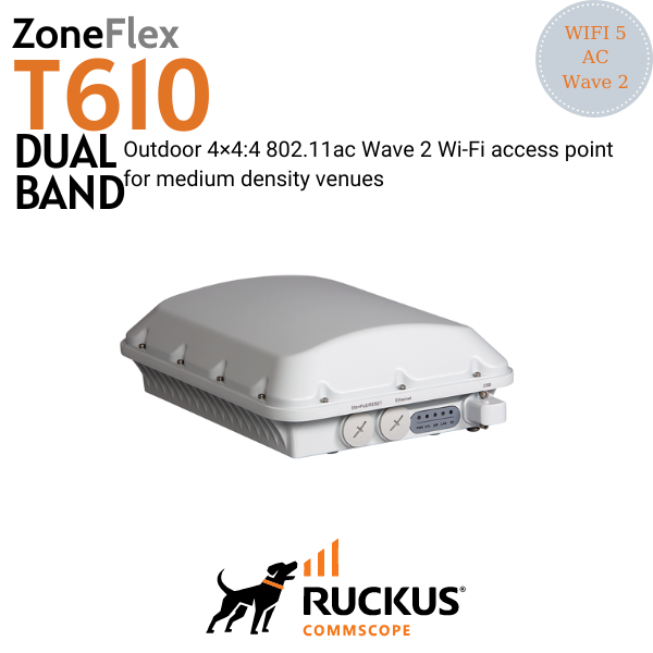 BỘ PHÁT WIFI RUCKUS ZONEFLEX T610 Outdoor