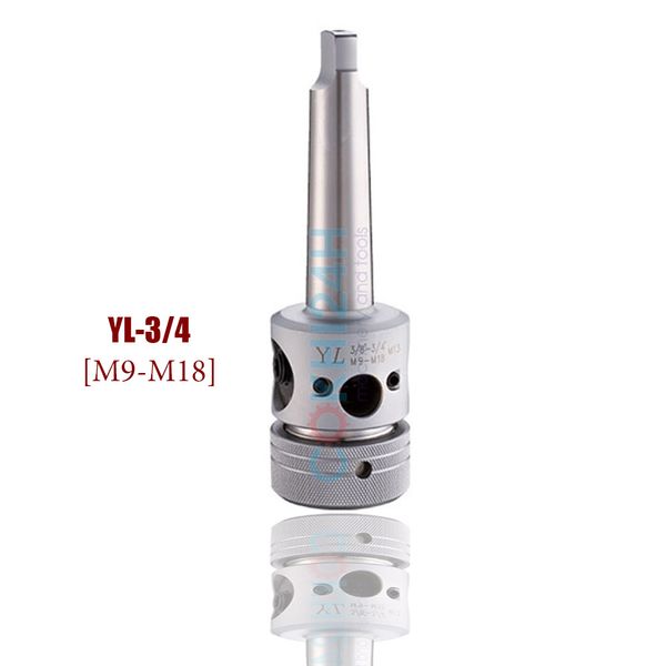 Đầu kẹp mũi taro YL-3/4 cặp mũi M9-M18 đuôi côn MT3 – Khoan từ