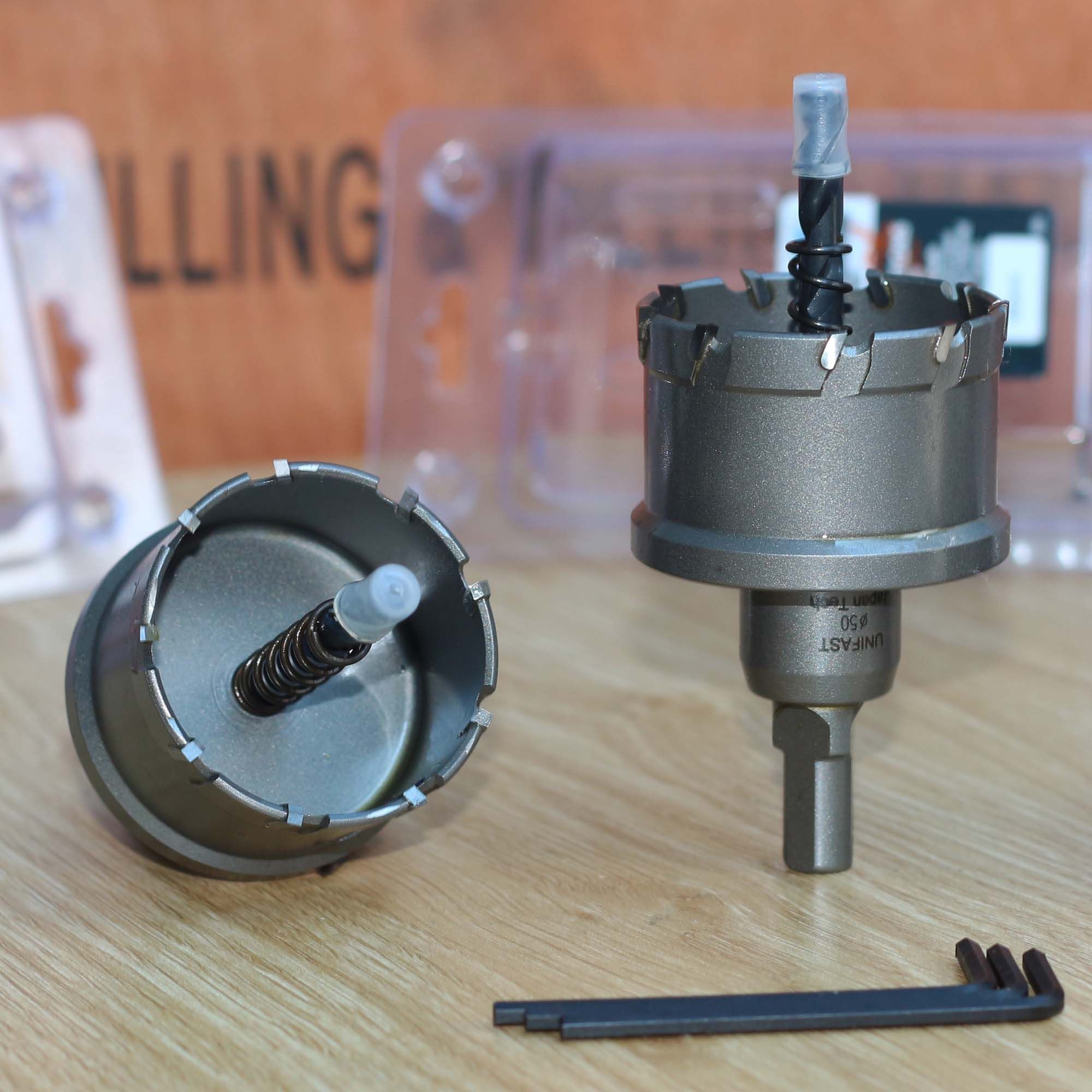 MCT-50 mũi khoét lỗ trònphi 50 răng hợp kim hiệu Unifast – Khoan từ