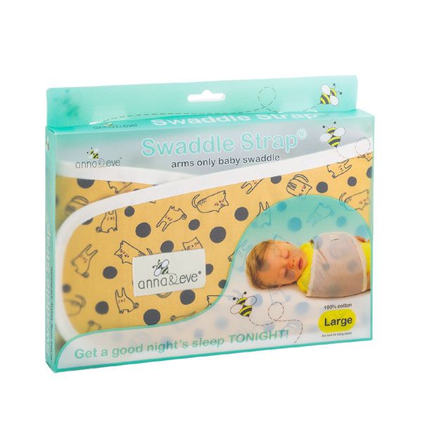 【ANNA&EVE】KHĂN QUẤN CHO BÉ KHI NGỦ (CHÚ MÈO MÀU VÀNG) – YODEE Việt Nam