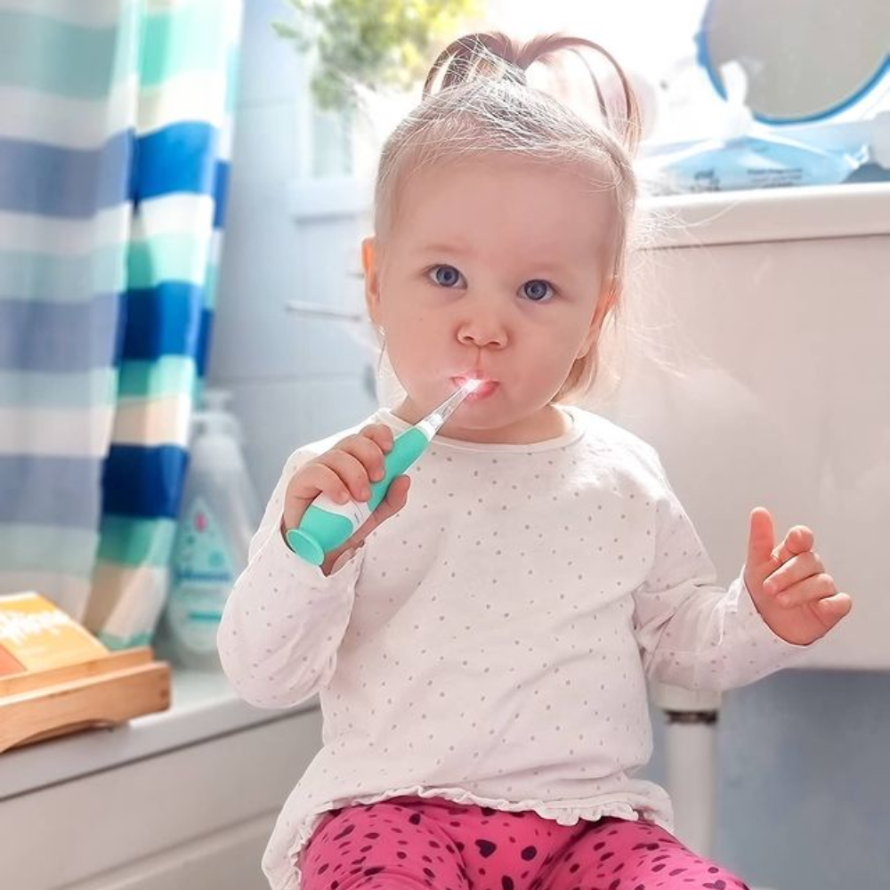 BÀN CHẢI ĐIỆN SÓNG ÂM DÙNG PIN BABYSONIC BRUSH- BABY (0- 3 TUỔI) – YODEE Việt Nam