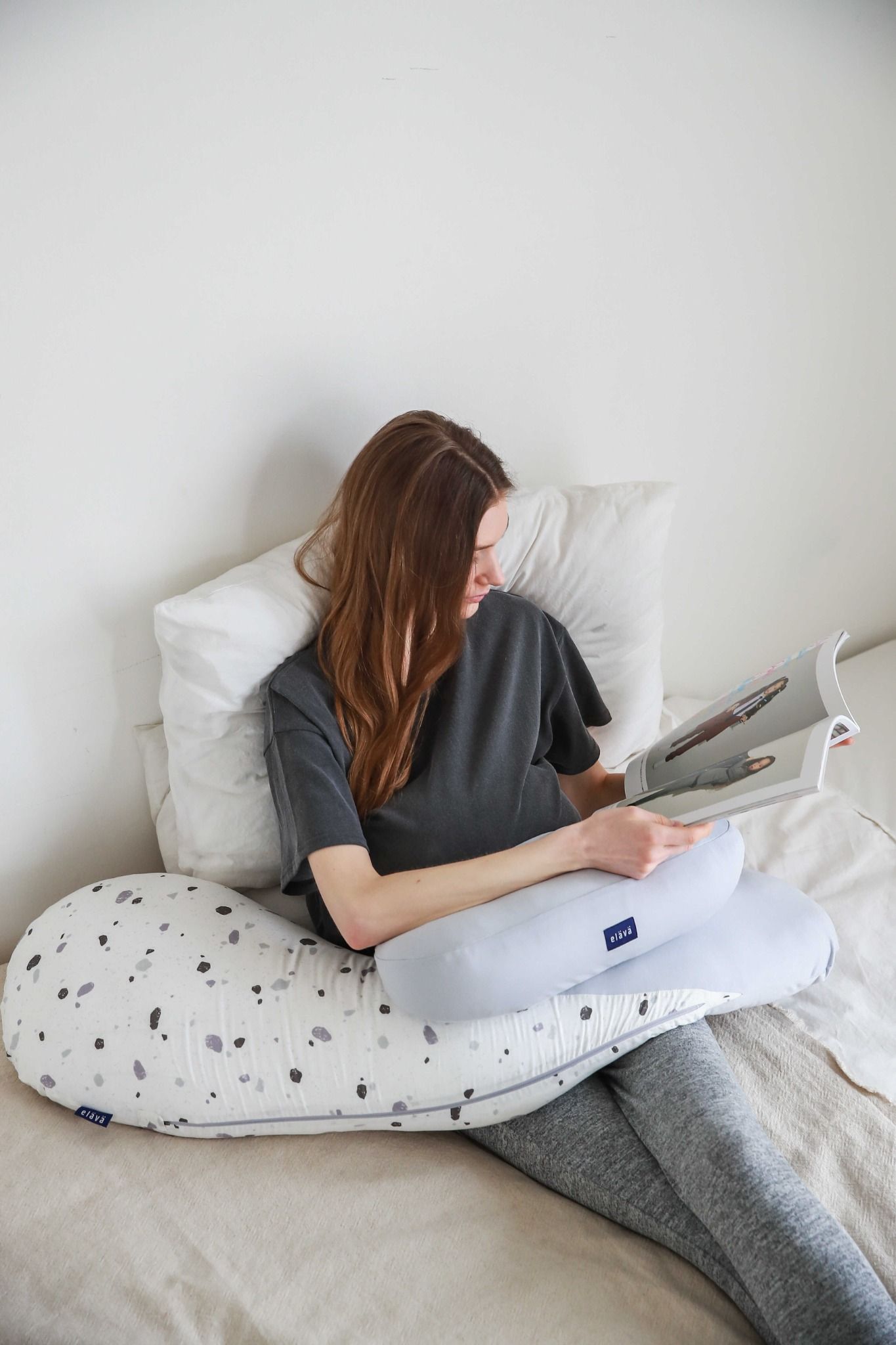 ELAVA COMBO GỐI BẦU + VỎ GỐI – YODEE Việt Nam