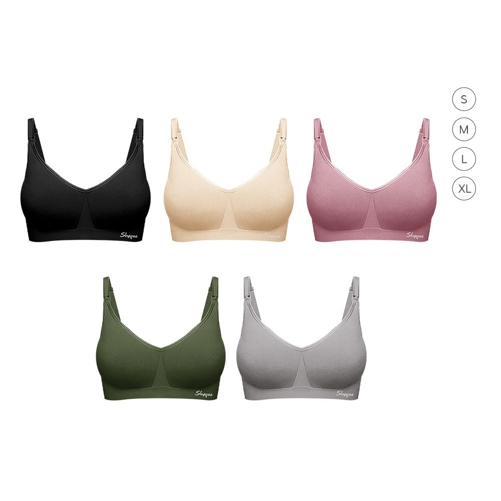 SHAPEE ÁO LÓT BẦU VÀ CHO CON BÚ LUXE KHÔNG GỌNG KHÔNG ĐƯỜNG MAY, MỀM M ...