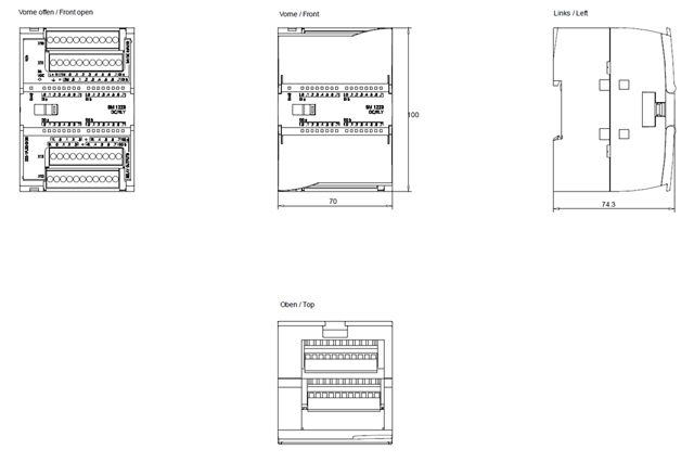 Module PLC S7-1200 SM1223 16DI/16DO, 6ES7223-1PL32-0XB0 - Hoàng Thịnh ...