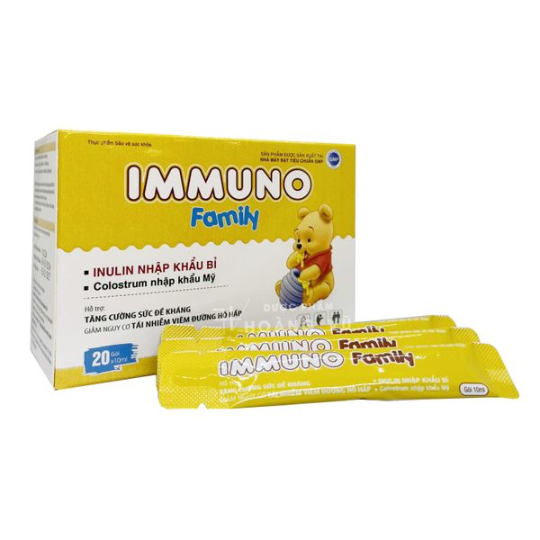 Thực phẩm bảo vệ sức khỏe IMMUNO FAMILY (dạng gói) – duochoangvuhcm