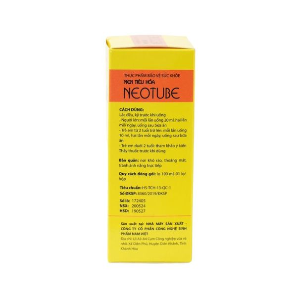 Men tiêu hóa Neotube (Chai 100ml) – Dược Hoàng Vũ