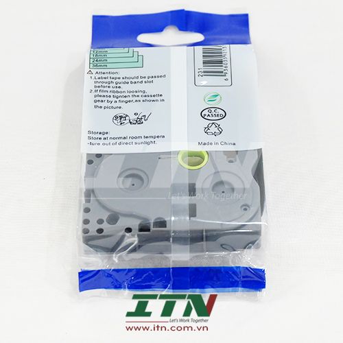 TZ2-231 nhãn TZ2 tiêu chuẩn - Chữ đen trên nền trắng, 12mm – Công ty ...