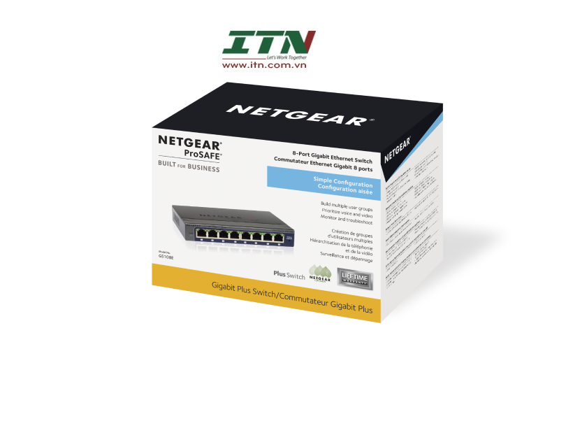 GS108E - 8 Port Gigabit Ethernet Smart Managed Plus Switch – Công ty ...