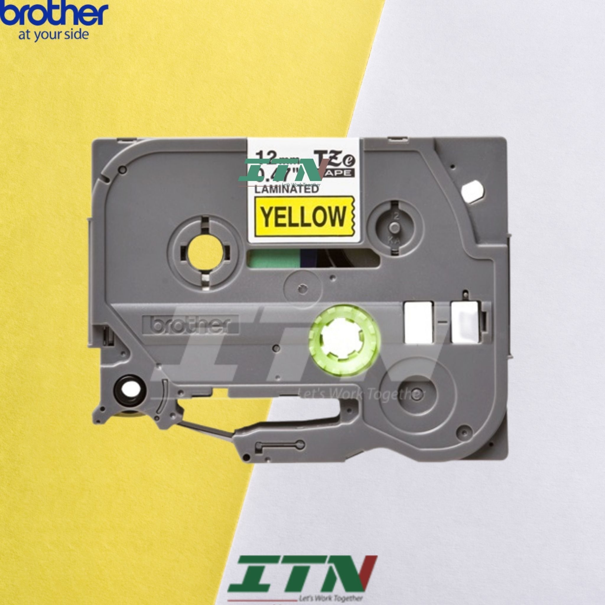 Nhãn in brother Tze-651 24mm chữ đen nền vàng – Công ty TNHH Thương Mại ITN