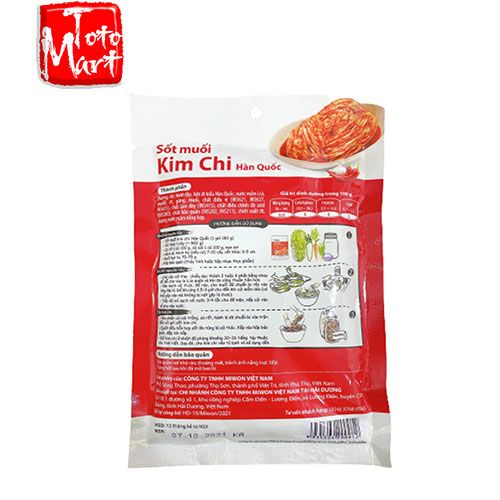 Sốt muối kim chi Hàn Quốc O'Food (180g) – Totomart