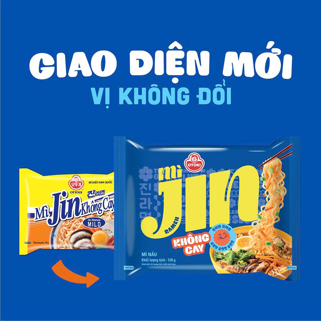 Mì Jin không cay Ottogi (120g) – Totomart