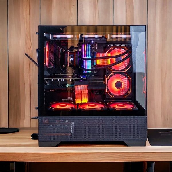 CASE MAGIC MIX FULL TOWER 2 Mặt Kính WHITE / BLACK (E-ATX) (NO FAN ...