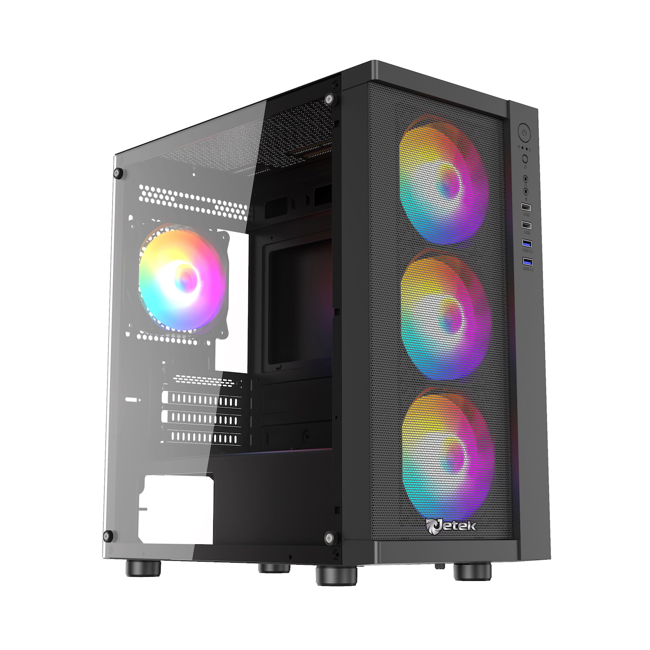 CASE JETEK GAME SQUID - R6 ( TẶNG KÈM 3 FAN RGB ) – Máy Tính Long Thành ...