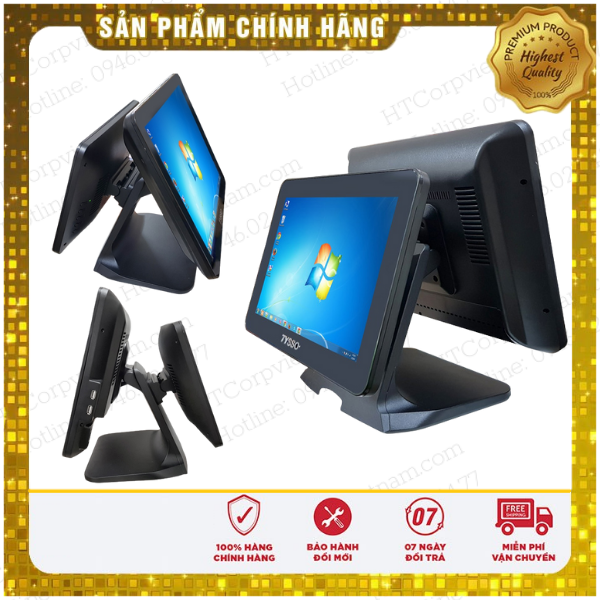 Máy POS Bán Hàng Tysoo TS1717 (2 Màn Hình - i3/4G/120GB)