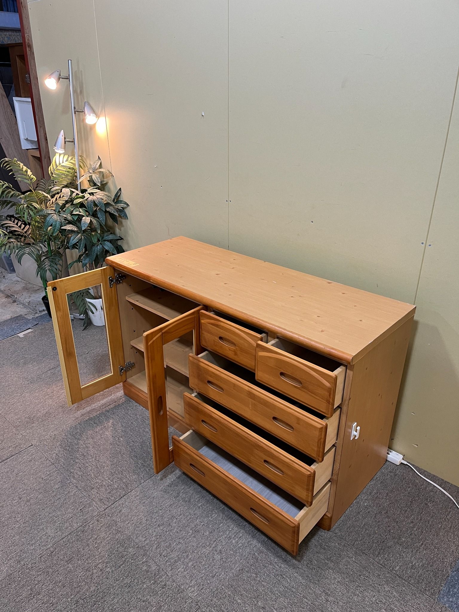 Tủ ngăn kéo - Tủ giày B D8206 118x45x72 – Hallo Japan Recycle Store