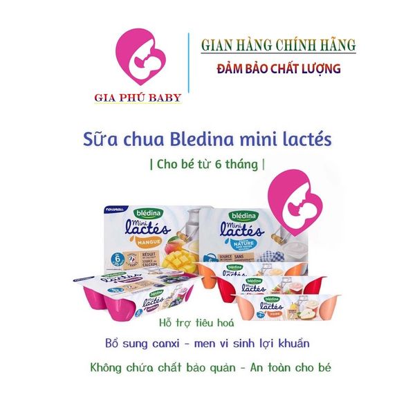 Sữa chua Bledina ( Date Mới ) (vỉ 6 hộp ) – Gia Phú Baby