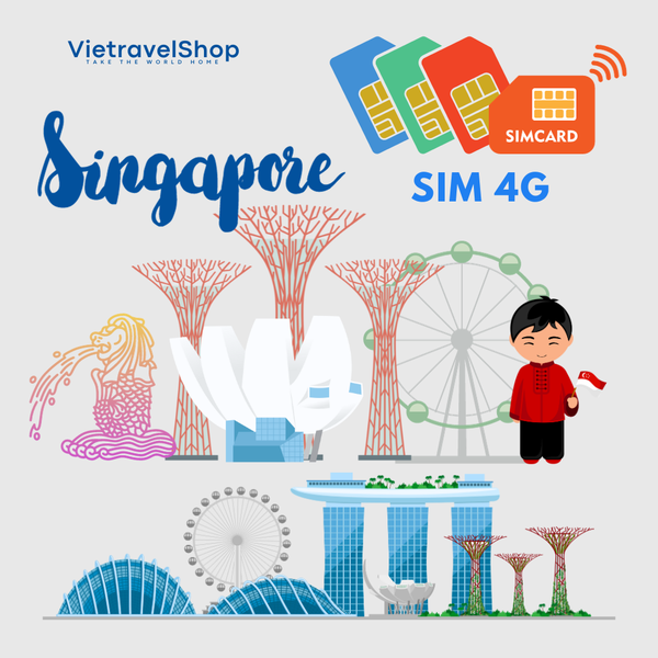 SIM 4G SINGAPORE - VietravelShop