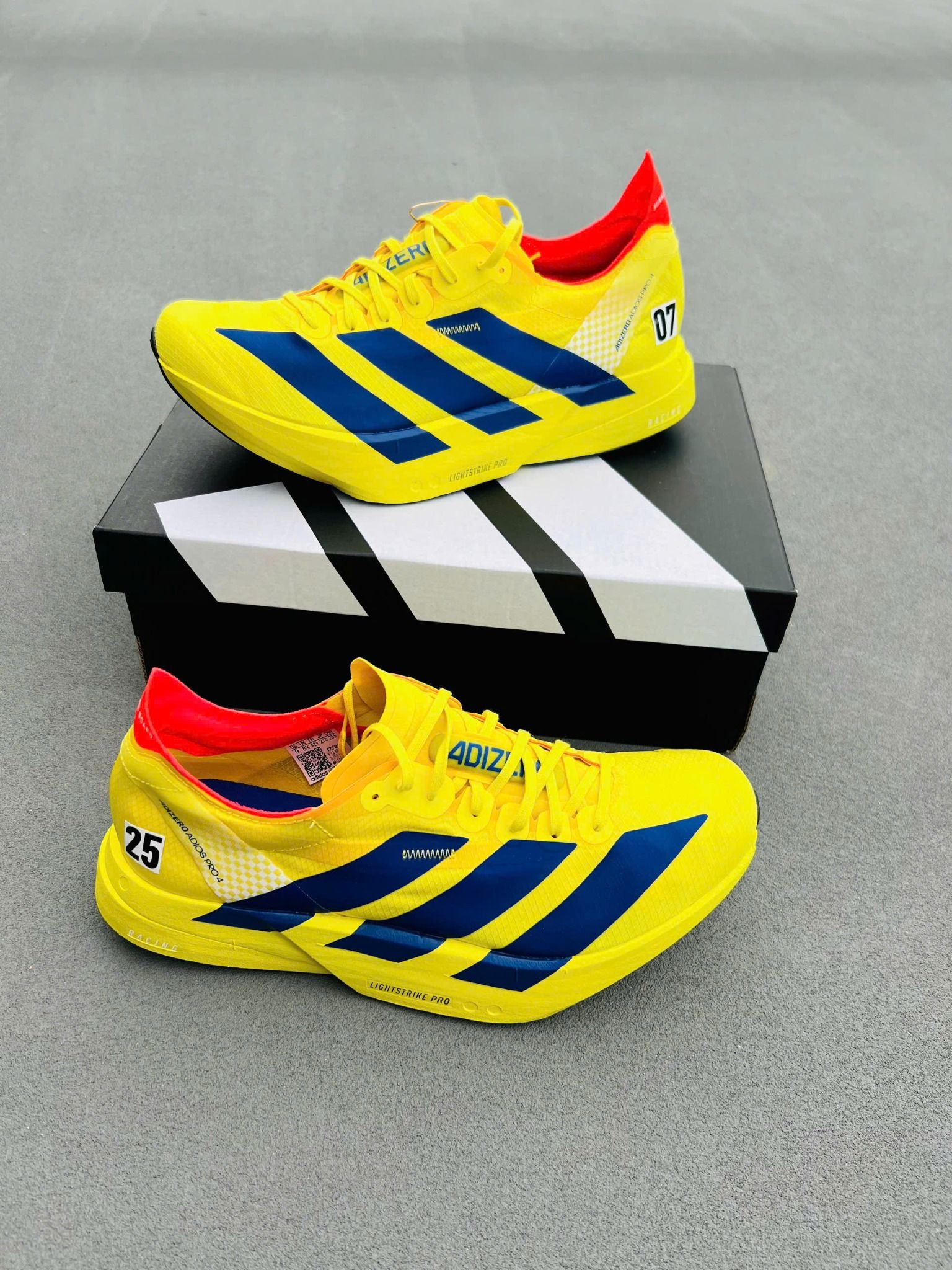Giày Chạy Bộ Adizero Adios Pro 4 Vàng - JR6373 – Runner Chuyên Nghiệp