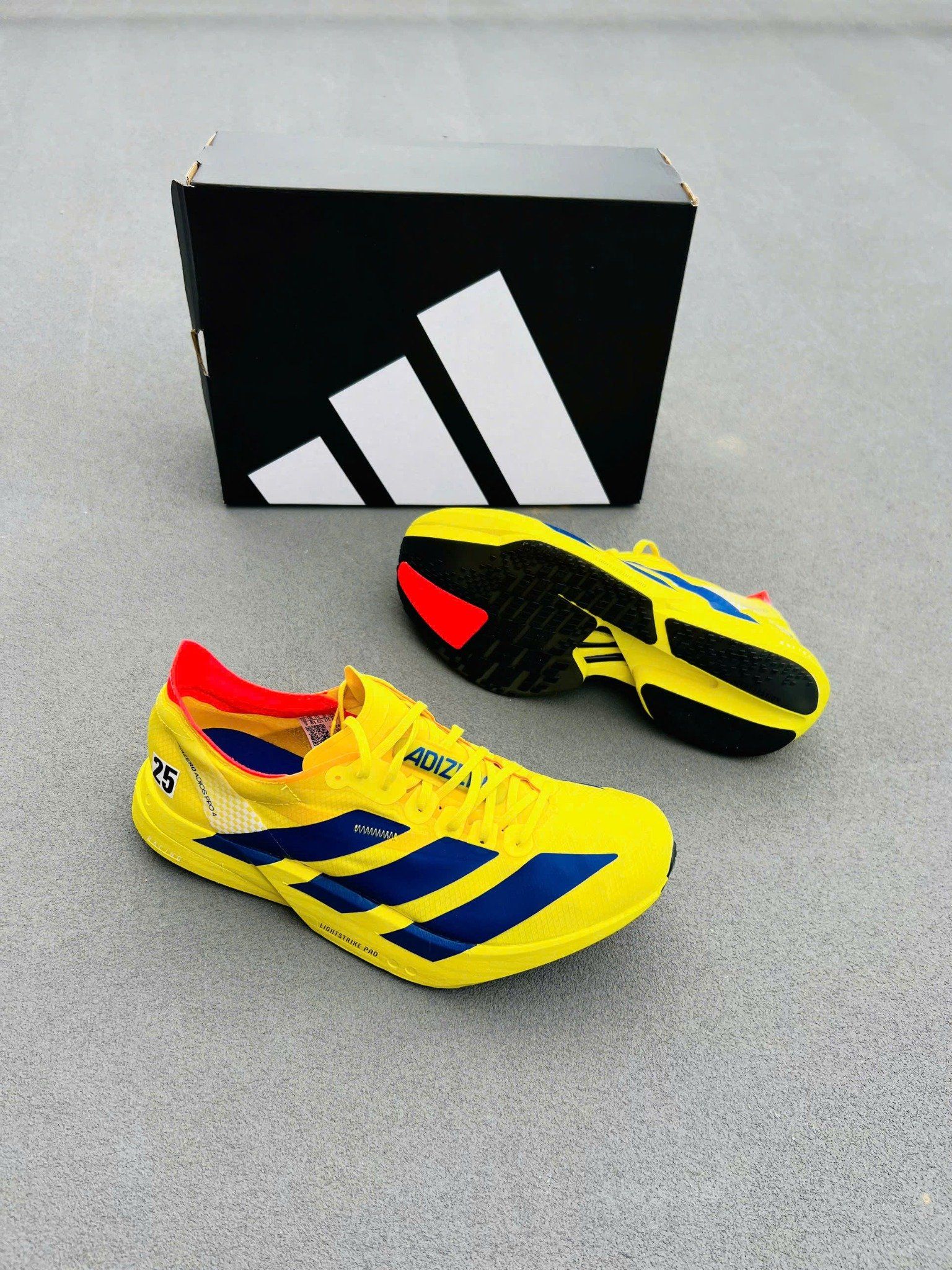 Giày Chạy Bộ Adizero Adios Pro 4 Vàng - JR6373 – Runner Chuyên Nghiệp