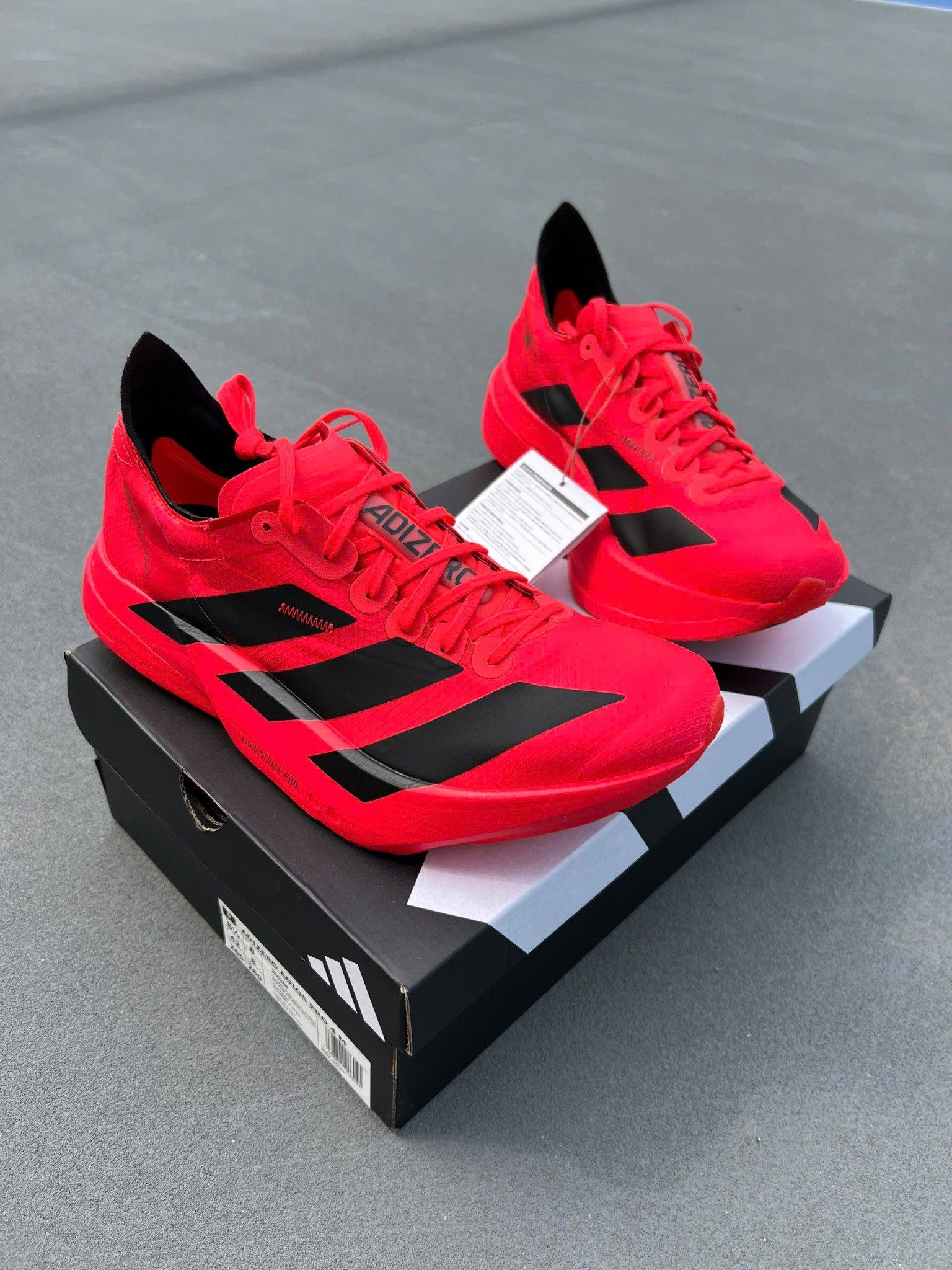 Giày Chạy Bộ Adizero Adios Pro 4 Đỏ - JR6368 – Runner Chuyên Nghiệp